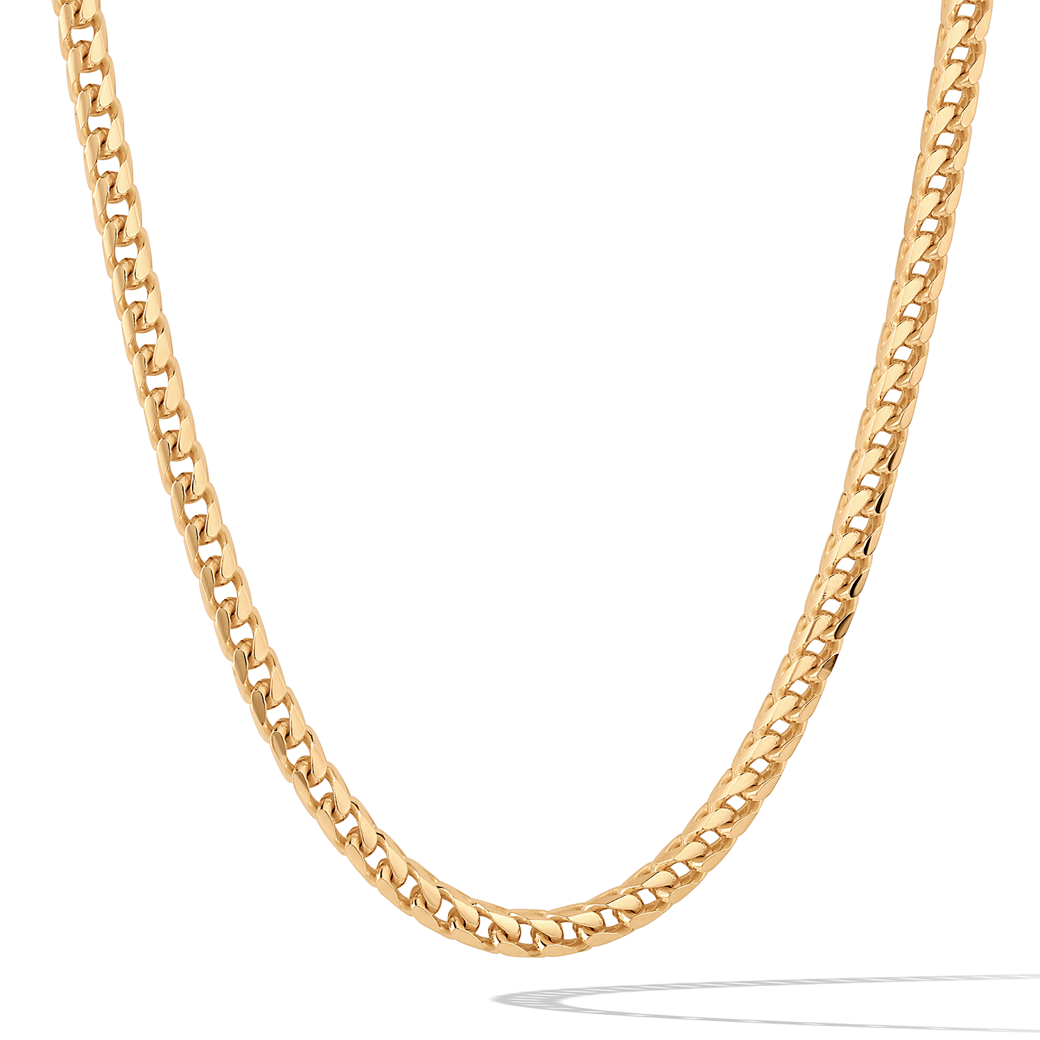 Solid Gold Franco Chain 3mm | Oxford Collection | MANSSION