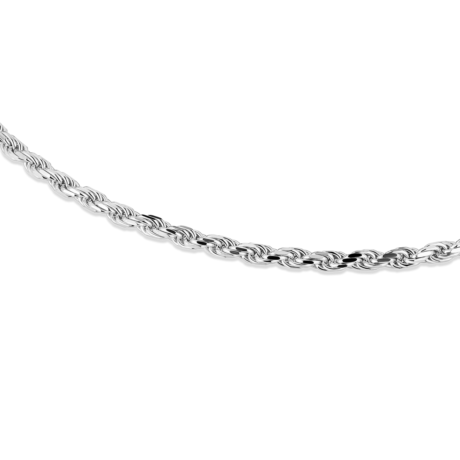 Sterling Silver Rope Chain | Oxford Collection | MANSSION